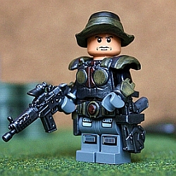 LEGO custom GOW armor comparison