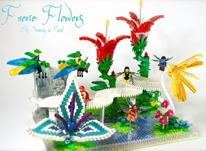 Building with LEGO: beautiful landscaping