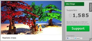 How to make beautiful LEGO trees…