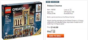 LEGO Modular Palace Cinema now available!
