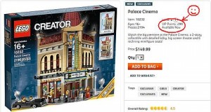 Double VIP points on all LEGO orders!