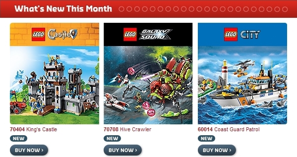 Free shipping forever at the online LEGO shop!