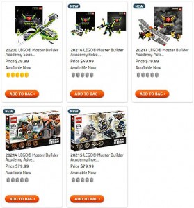 New LEGO Master Builder Academy available!