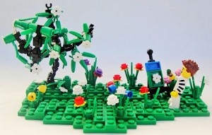 Building with LEGO: beautiful landscaping