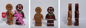 Custom vs. LEGO Gingerbread Man comparison