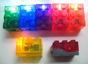Custom LEGO light bricks now in color!