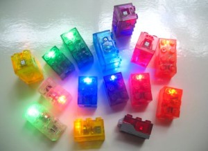 Custom LEGO light bricks now in color!