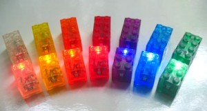 Custom LEGO light bricks now in color!