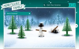 Make your own LEGO holiday greeting card!