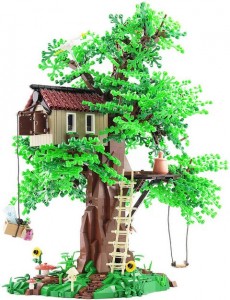 Custom LEGO tree houses & tree house sets