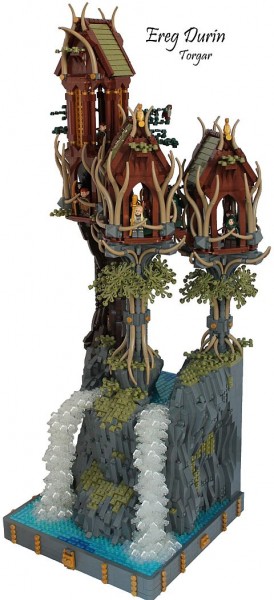 Custom LEGO tree houses & tree house sets