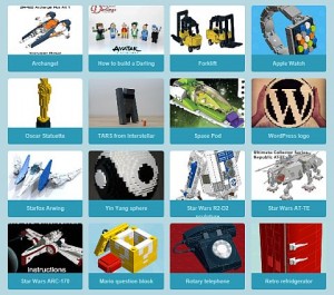 Custom LEGO models with instructions