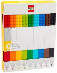 LEGO stationery: ruler, pens, markers & more!