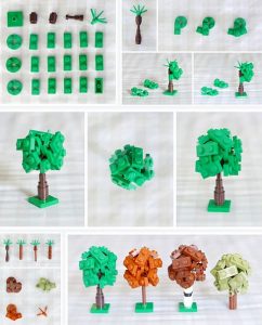 How to build LEGO trees – more techniques