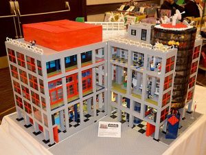 The Canadian Broadcasting Center in LEGO