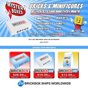 List of LEGO monthly subscription box services