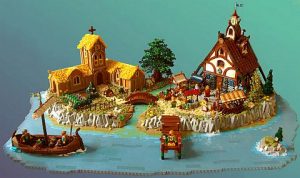 LEGO building technique: LEGO brick walls