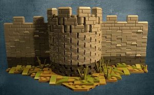 LEGO building technique: LEGO brick walls