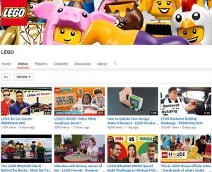 List of official LEGO YouTube channels