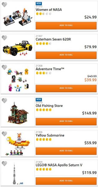 LEGO Ideas projects inspired by Jim Henson