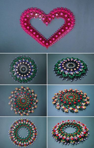 LEGO flower mosaics & other pretty patterns