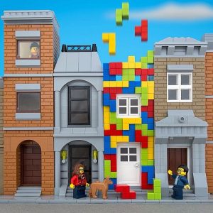 Beautiful LEGO micro-cities by Jeff Friesen