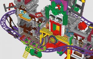 New LEGO roller coaster tracks system
