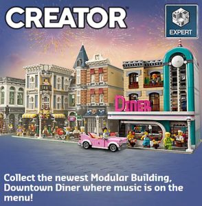 Modifying the LEGO Creator Downtown Diner