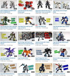 LEGO robots & mechs by Chobbybots