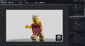 Building 3D LEGO models with MecaBricks