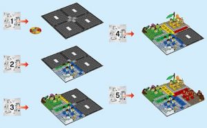 LEGO Ludo Game – buildable LEGO board game