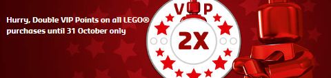 Last day of LEGO Double VIP Points!