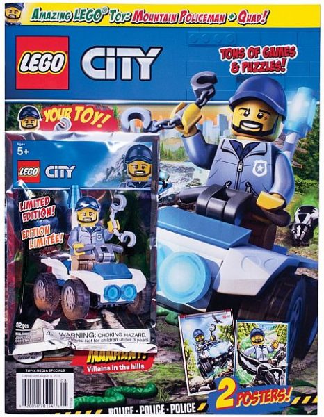 Fun LEGO magazines with minifigs & more!