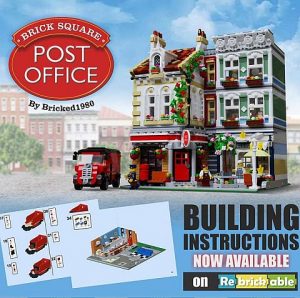 LEGO Brick Square Post Office instructions