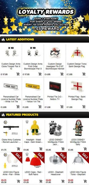 Custom LEGO Printing New Products & Updates