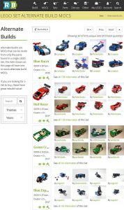 Custom LEGO Models & More at Rebrickable