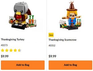 LEGO Inspirations for Thanksgiving