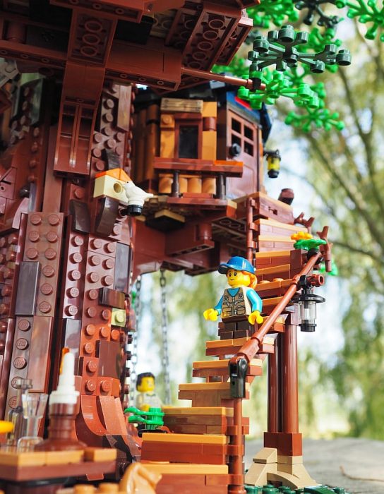 LEGO Ideas Tree House Review & Nature Photos