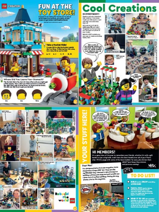 LEGO Life Magazine April-June Issue Highlights