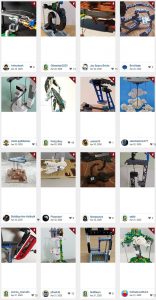 Magical Floating LEGO Tensegrity Structures