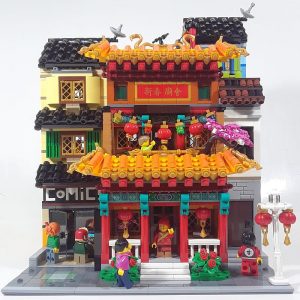 Designing & Building a LEGO Modular Chinatown