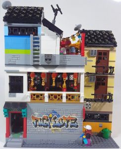 Designing & Building a LEGO Modular Chinatown
