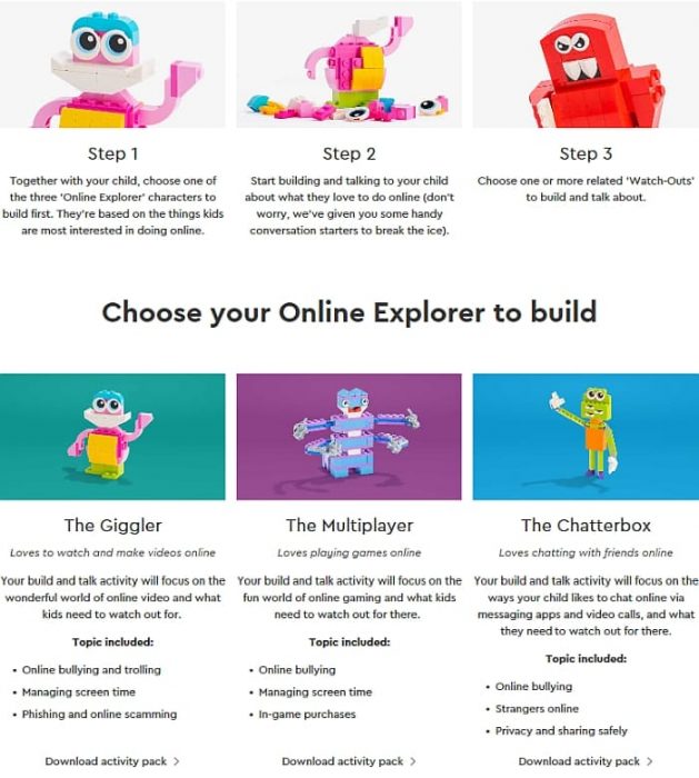 LEGO Small Builds for Big Conversations Campaign