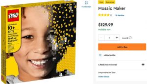 LEGO Mosaic Maker Now Available Online