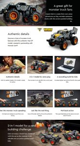 LEGO Technic Monster Jam Pull-Back Racers Review