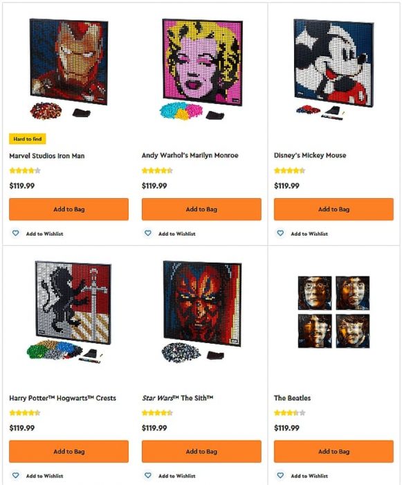 Customizing the LEGO Art World Map Mosaic