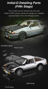 Initial D Toyota Sprinter by CADA Bricks