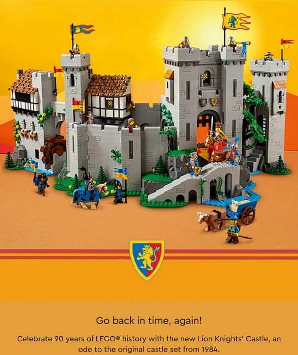 LEGO Lion Knights Castle in Classic Yellow!