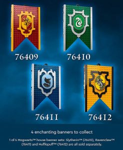 LEGO Harry Potter House Banners Overview