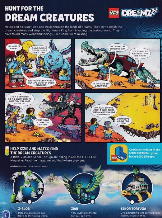 LEGO Life Magazine 2023 July-August Highlights